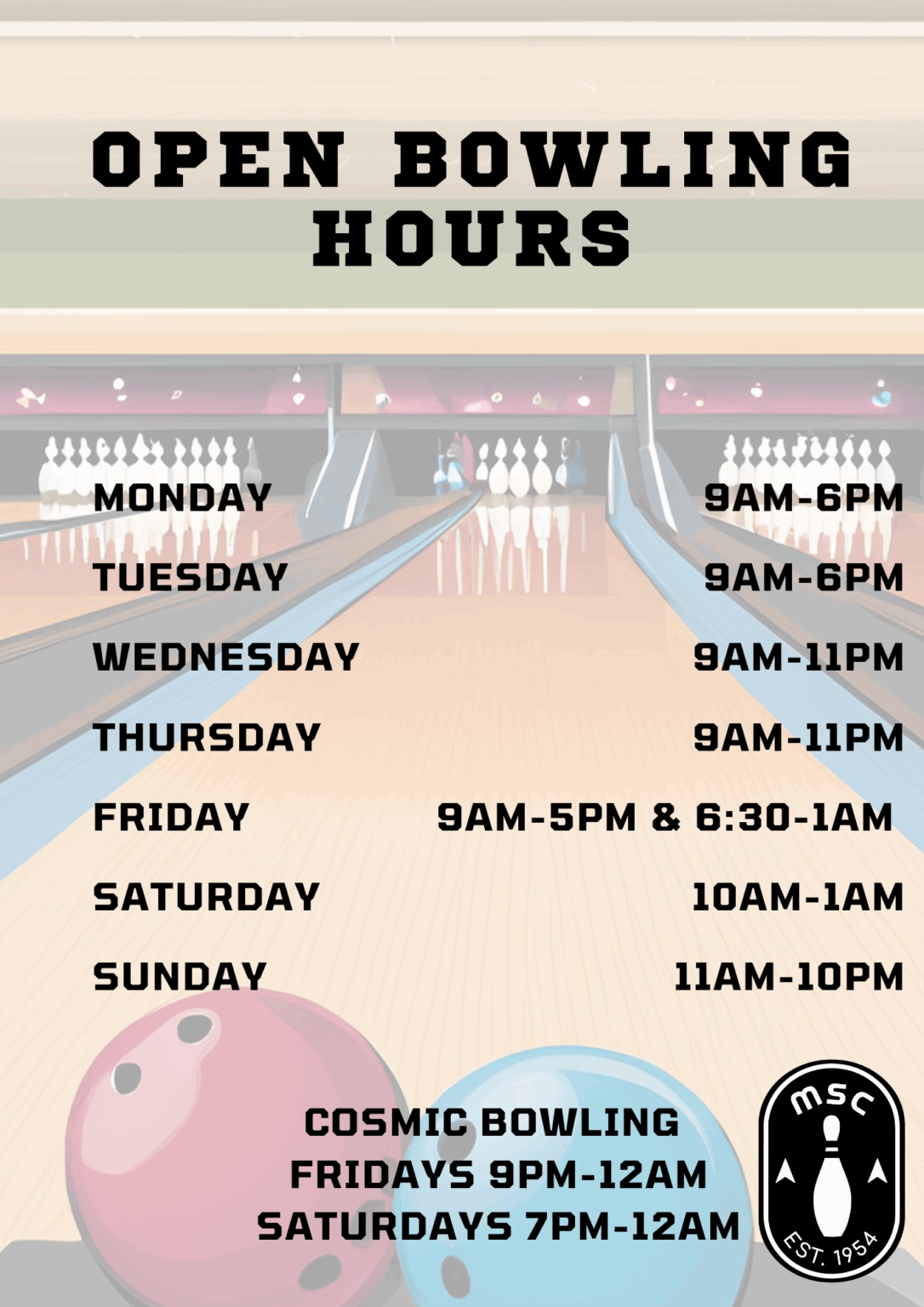 Bowling Alley Parties & Leagues in MI | Monroe Sport Center